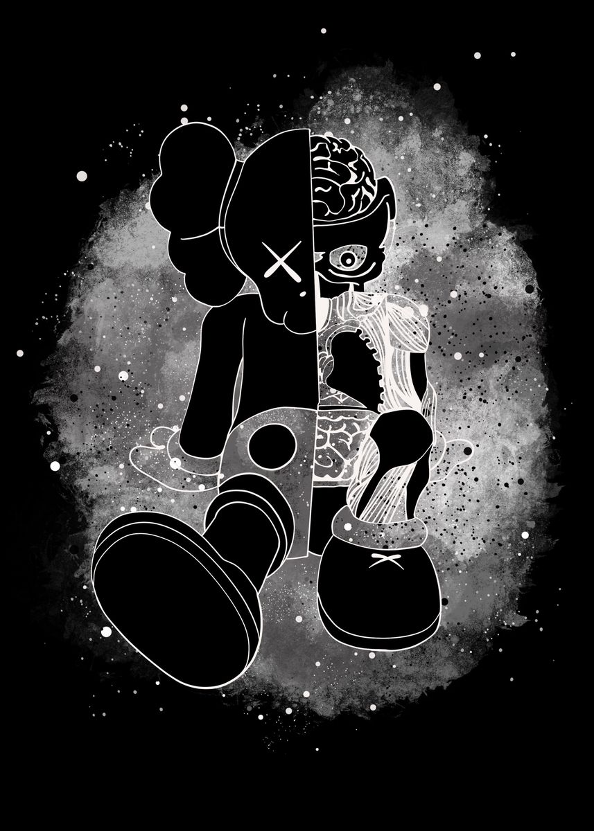 'Kaws ' Poster, picture, metal print, paint by fay list.art | Displate