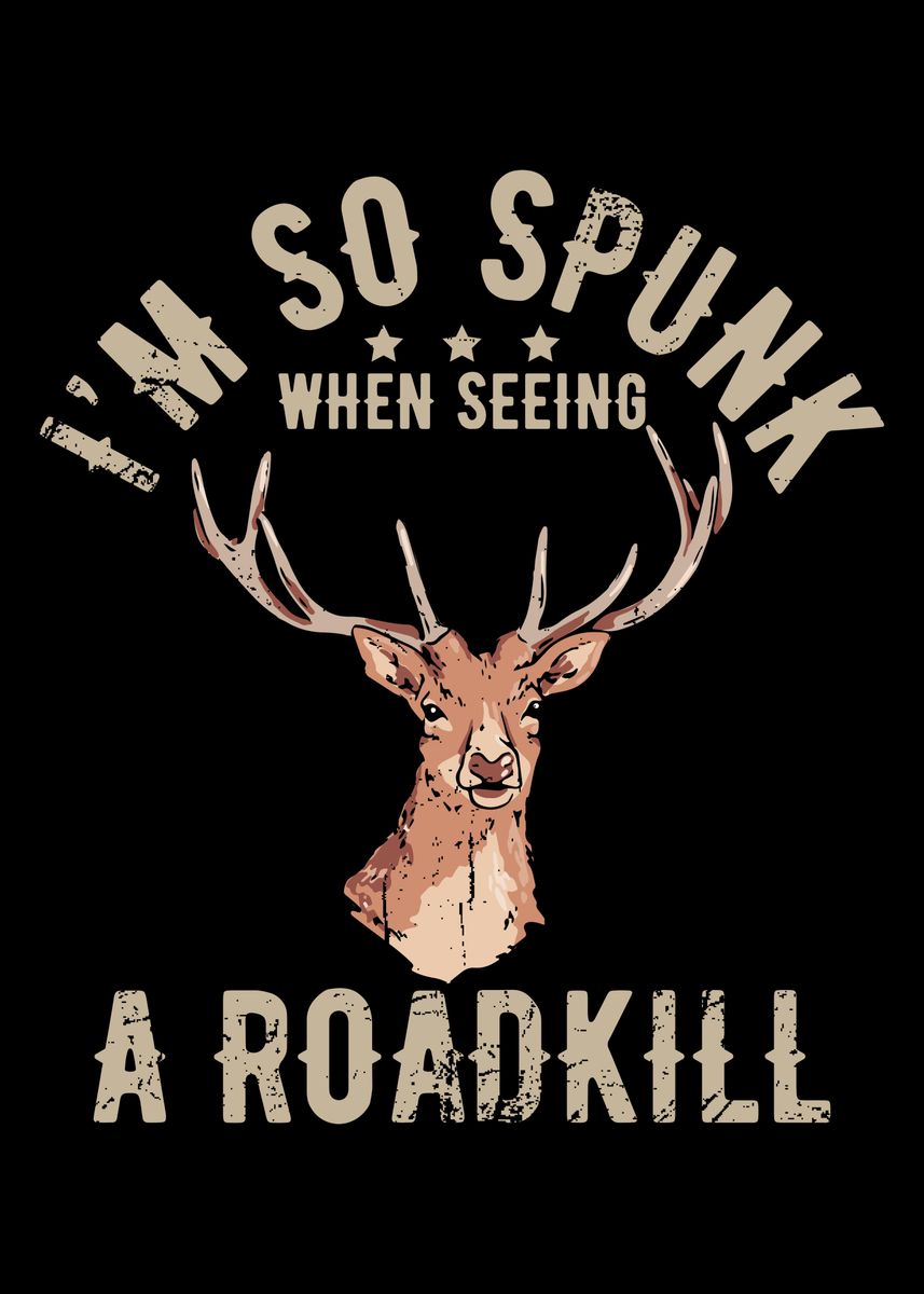 'Funny Taxidermy Roadkill' Poster, picture, metal print, paint by ...