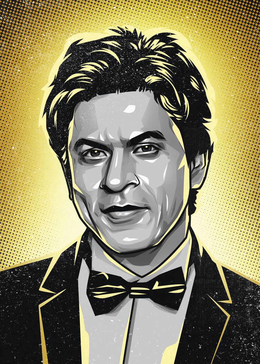 'Shah Rukh Khan Vector Art' Poster, picture, metal print, paint by ...