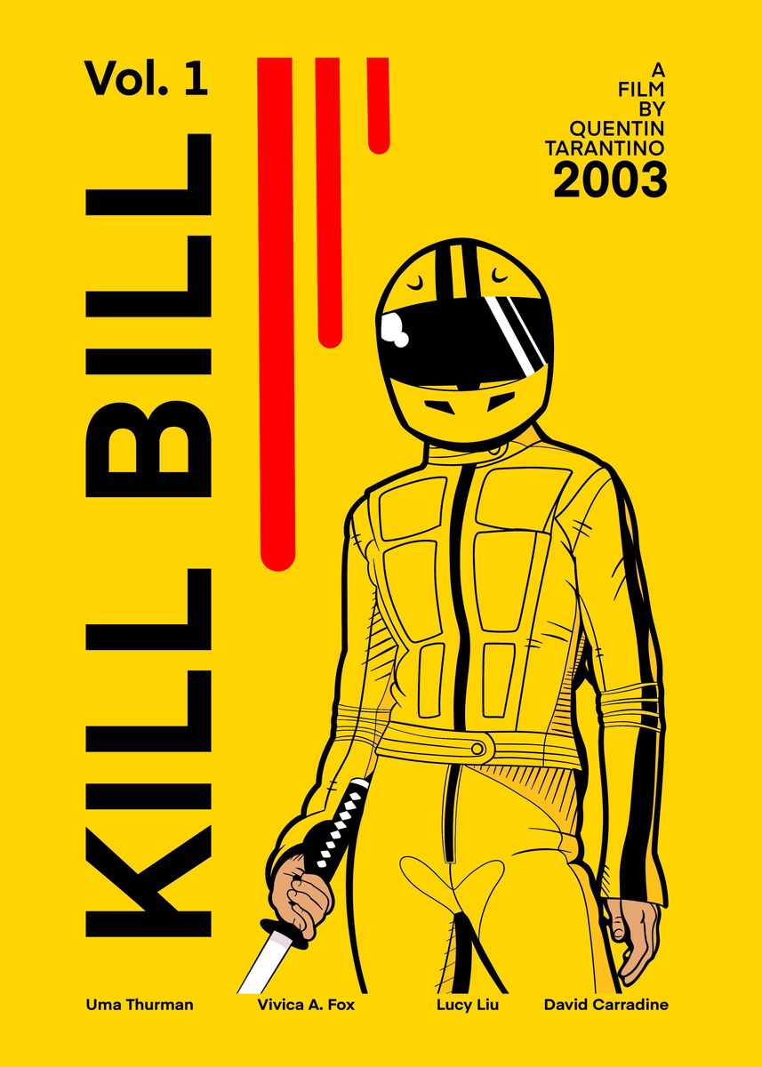 'Kill Bill' Poster, picture, metal print, paint by fay list.art | Displate