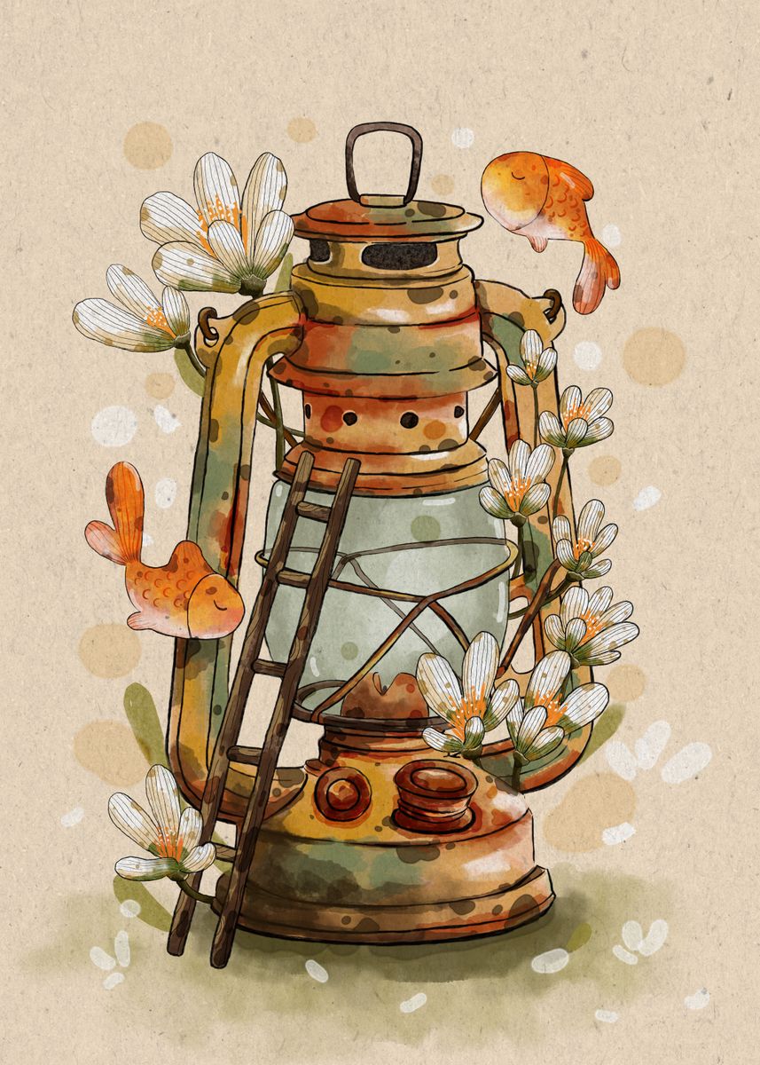 'Gaslight' Poster, picture, metal print, paint by Celeste Armilla ...