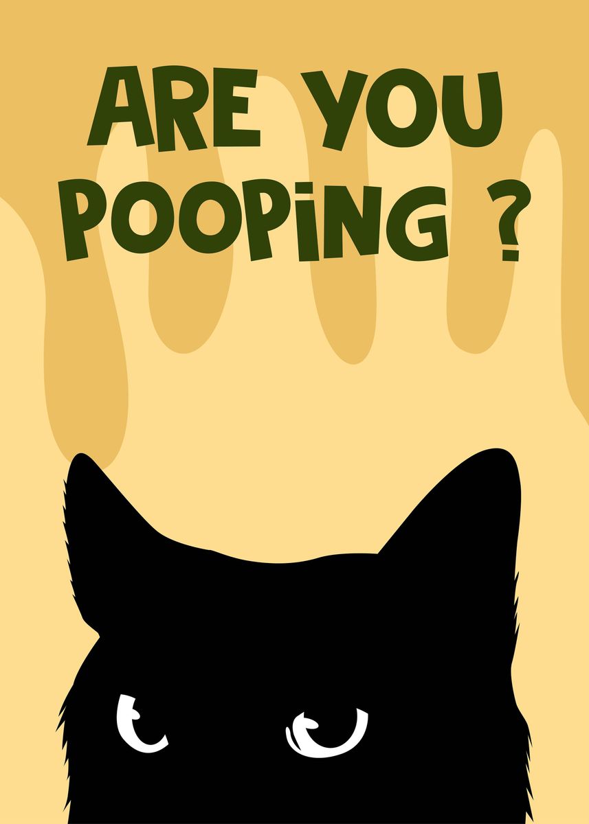 'Funny Cat Nerd' Poster, picture, metal print, paint by Deni Firkins ...