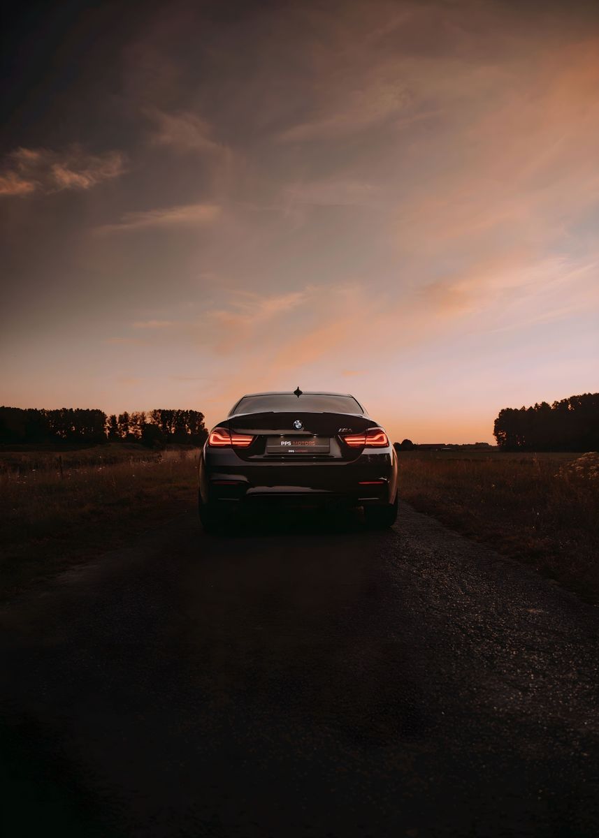 'BMW M4 sunset ' Poster, picture, metal print, paint by Racing cars ...