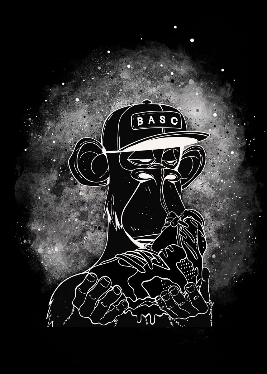 'BAYC' Poster, picture, metal print, paint by fay list.art | Displate