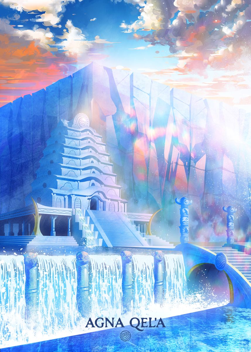 'Agna Qel'a Geeky Travel' Poster, picture, metal print, paint by Avatar ...