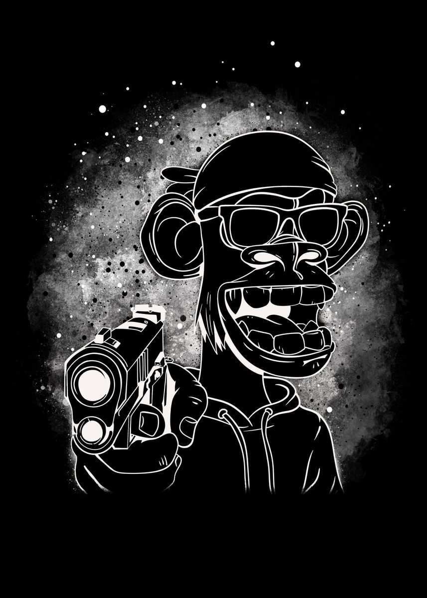 'BAYC' Poster, picture, metal print, paint by fay list.art | Displate