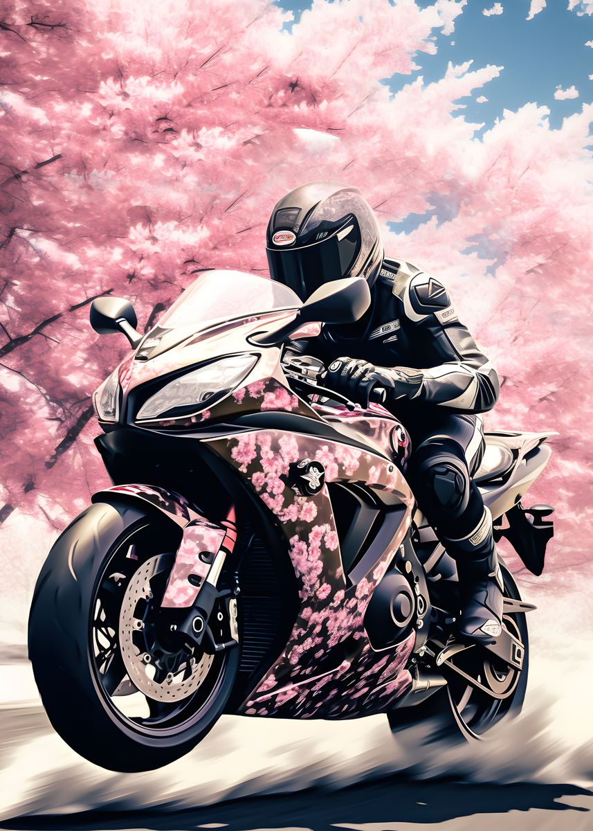'Kawasaki Ninja H2R' Poster, picture, metal print, paint by ALEX ...