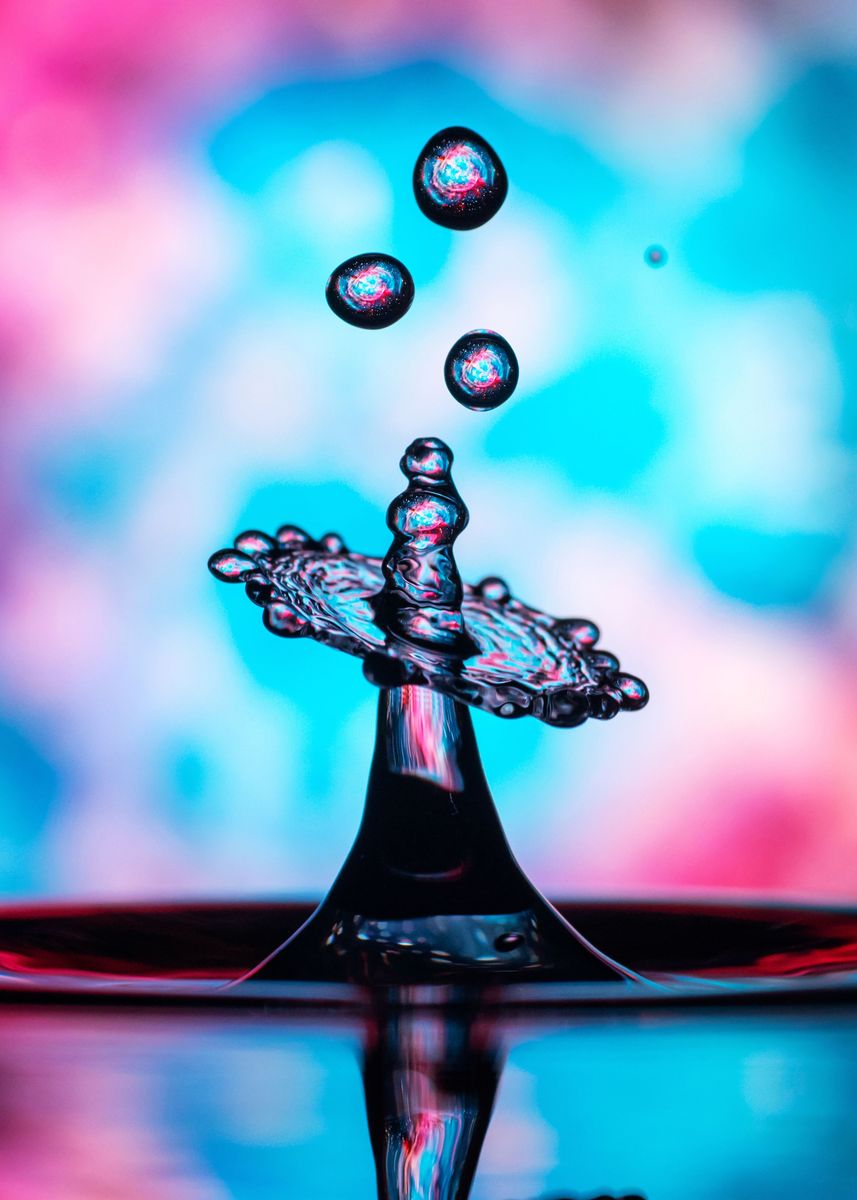 'Dumbbell Nebula Drop' Poster, picture, metal print, paint by Tim ...