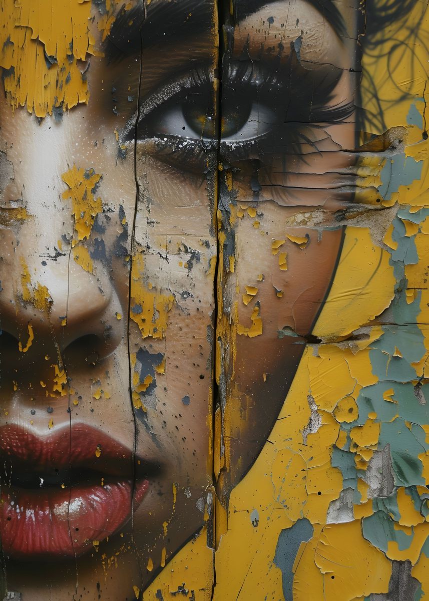 'Wooden Muse' Poster, picture, metal print, paint by David Godbehere ...