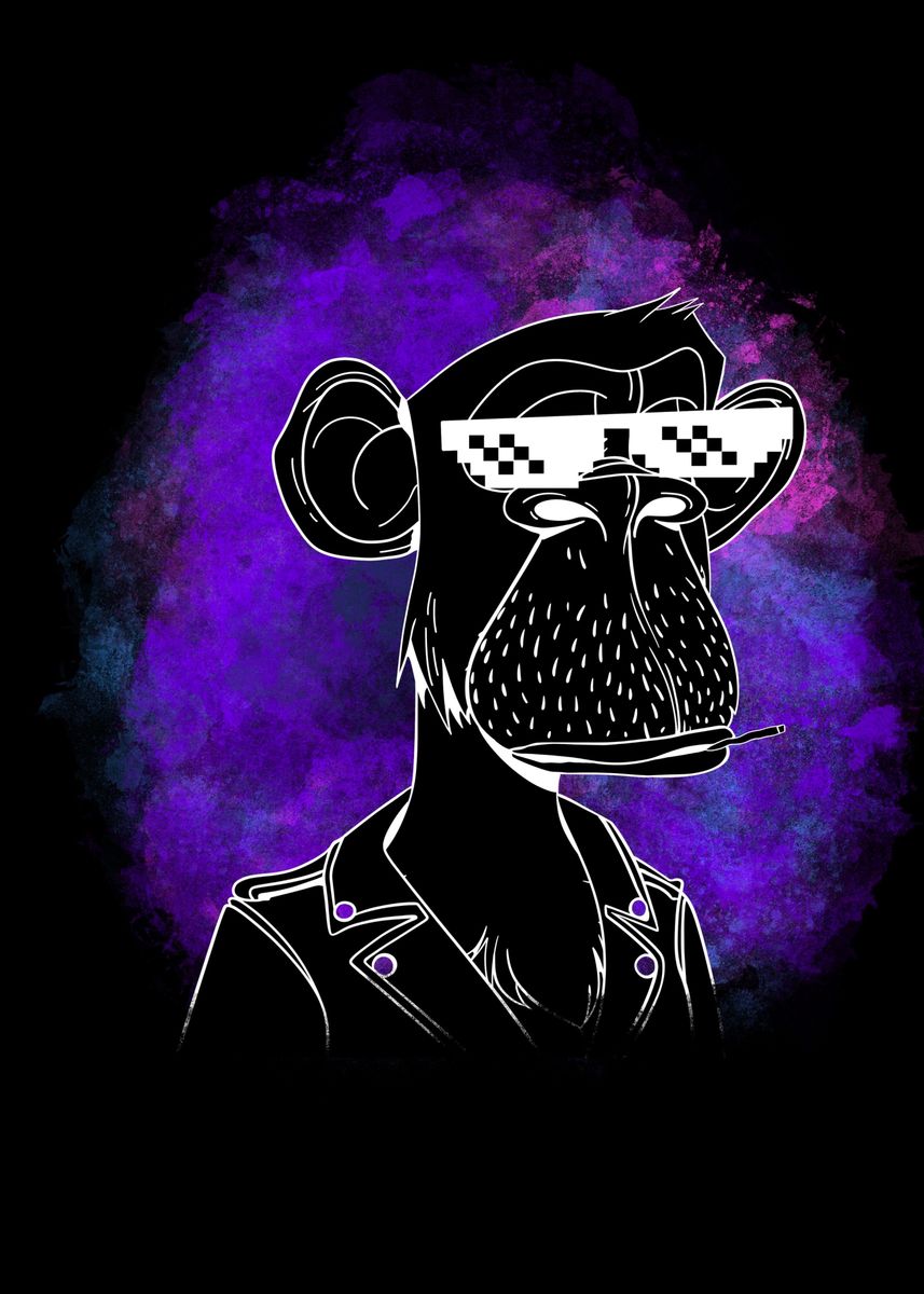 'BAYC' Poster, picture, metal print, paint by Magic Apes | Displate