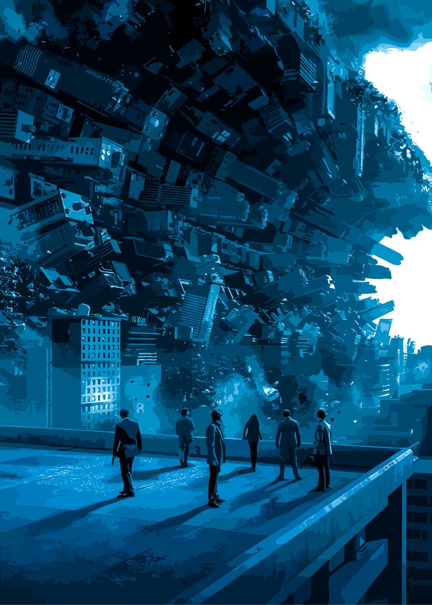 'Inception' Poster, picture, metal print, paint by Alita marquez | Displate