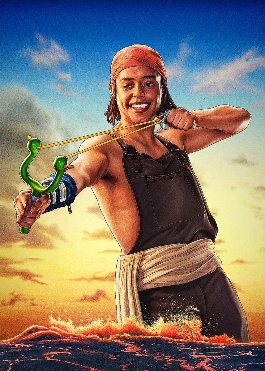 'Usopp' Poster, picture, metal print, paint by One Piece Live Action ...