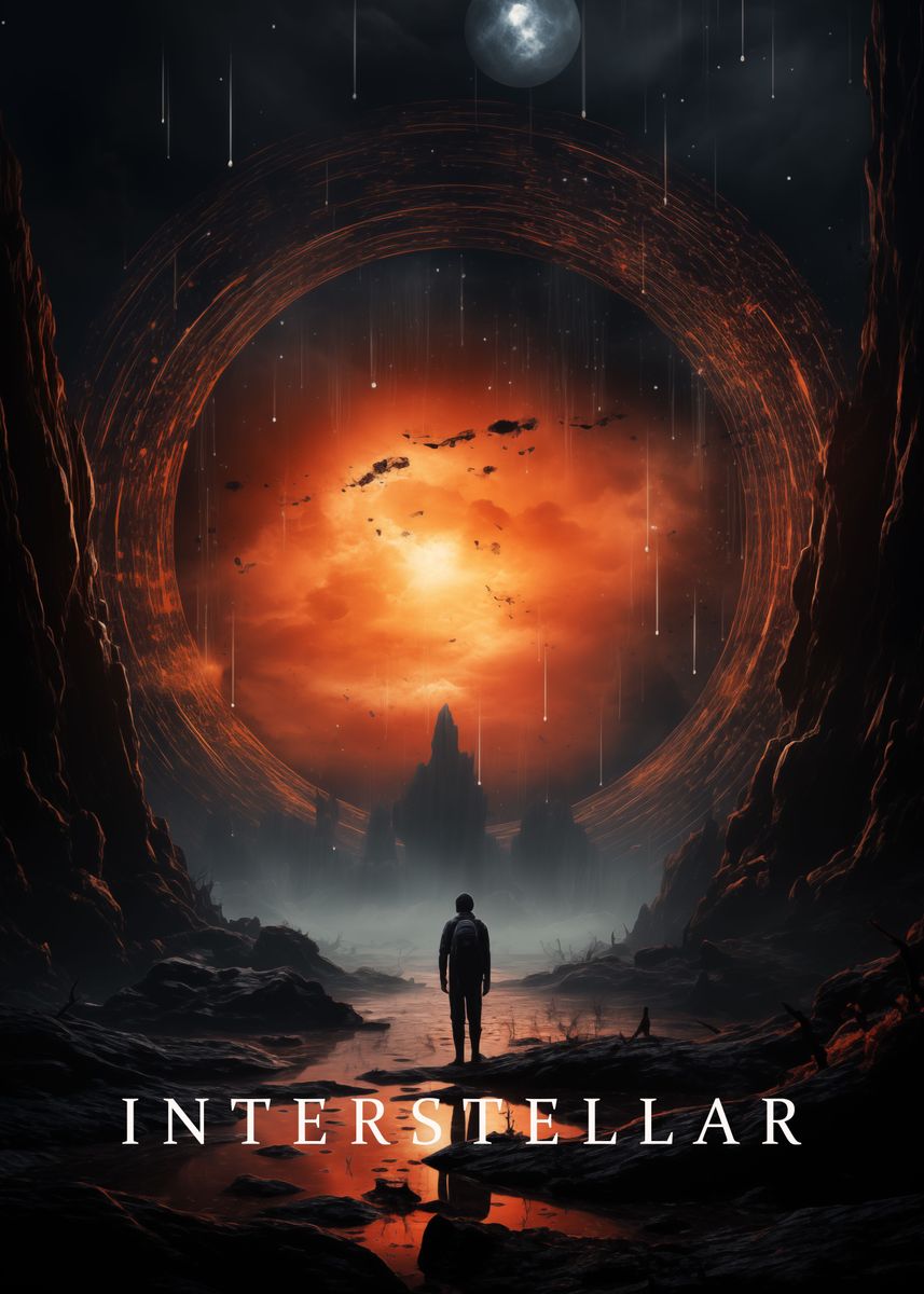 'Space Fantasy Interstellar' Poster, picture, metal print, paint by ...