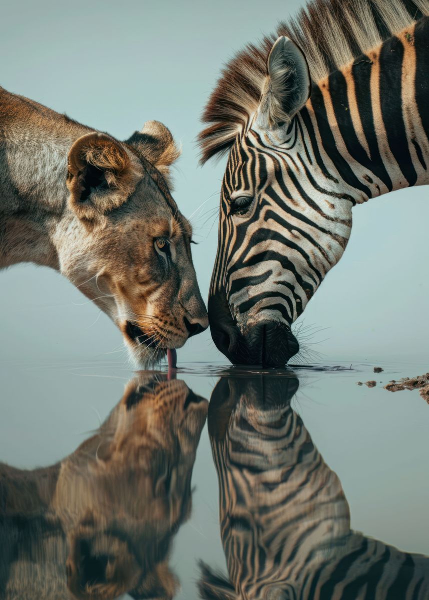 'Truce at Twilight' Poster, picture, metal print, paint by jodotodesign ...