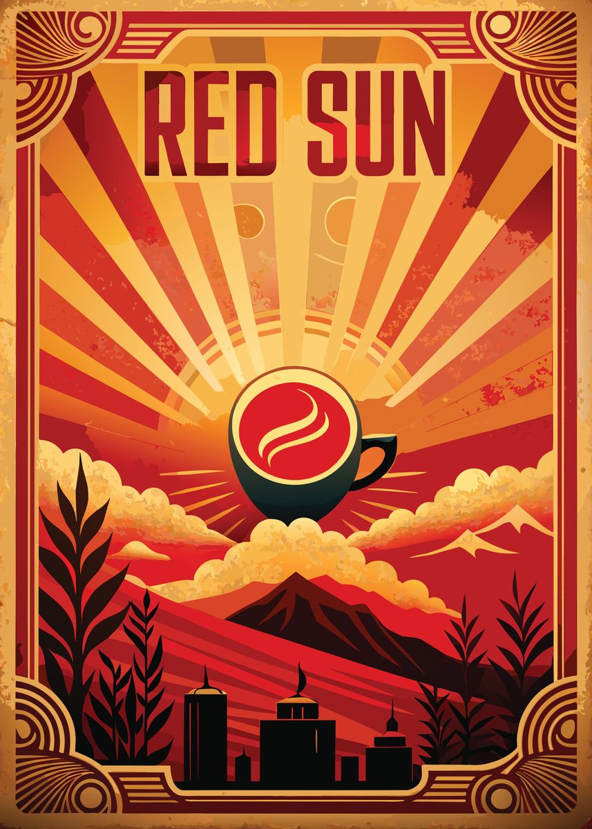'Coffee Propaganda' Poster, picture, metal print, paint by Fireabend ...