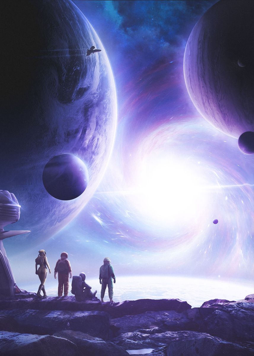 'Explorers' Poster, picture, metal print, paint by Showdown Connection ...