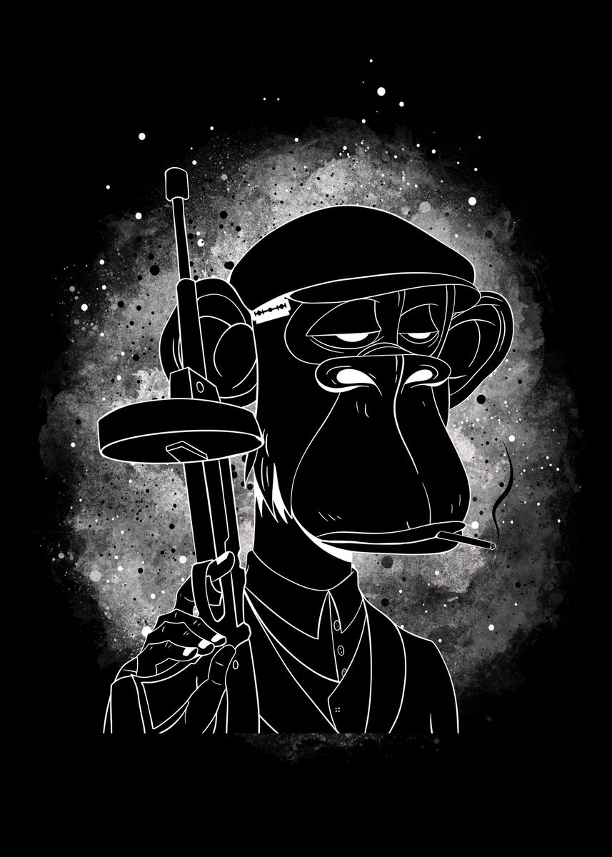 'Bayc' Poster, picture, metal print, paint by fay list.art | Displate