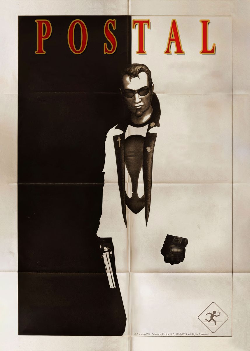 'POSTAL Dude Movie Poster' Poster, picture, metal print, paint by ...