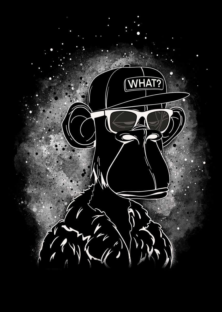 'BAYC' Poster, picture, metal print, paint by fay list.art | Displate