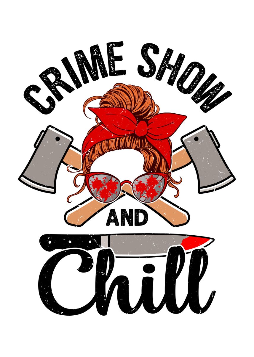'True Crime Love Murder' Poster, picture, metal print, paint by Michael ...