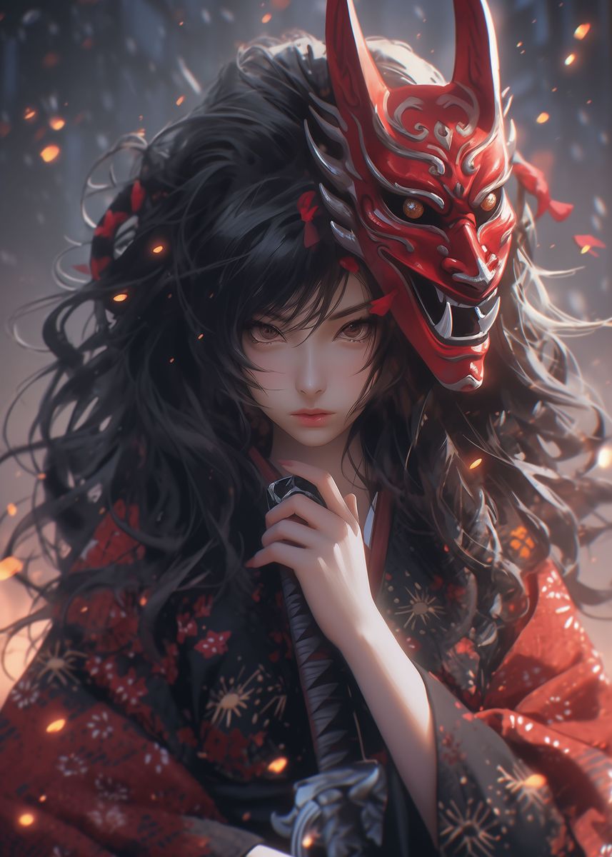 'Demon Assassin' Poster, picture, metal print, paint by Fleur de Lys ...