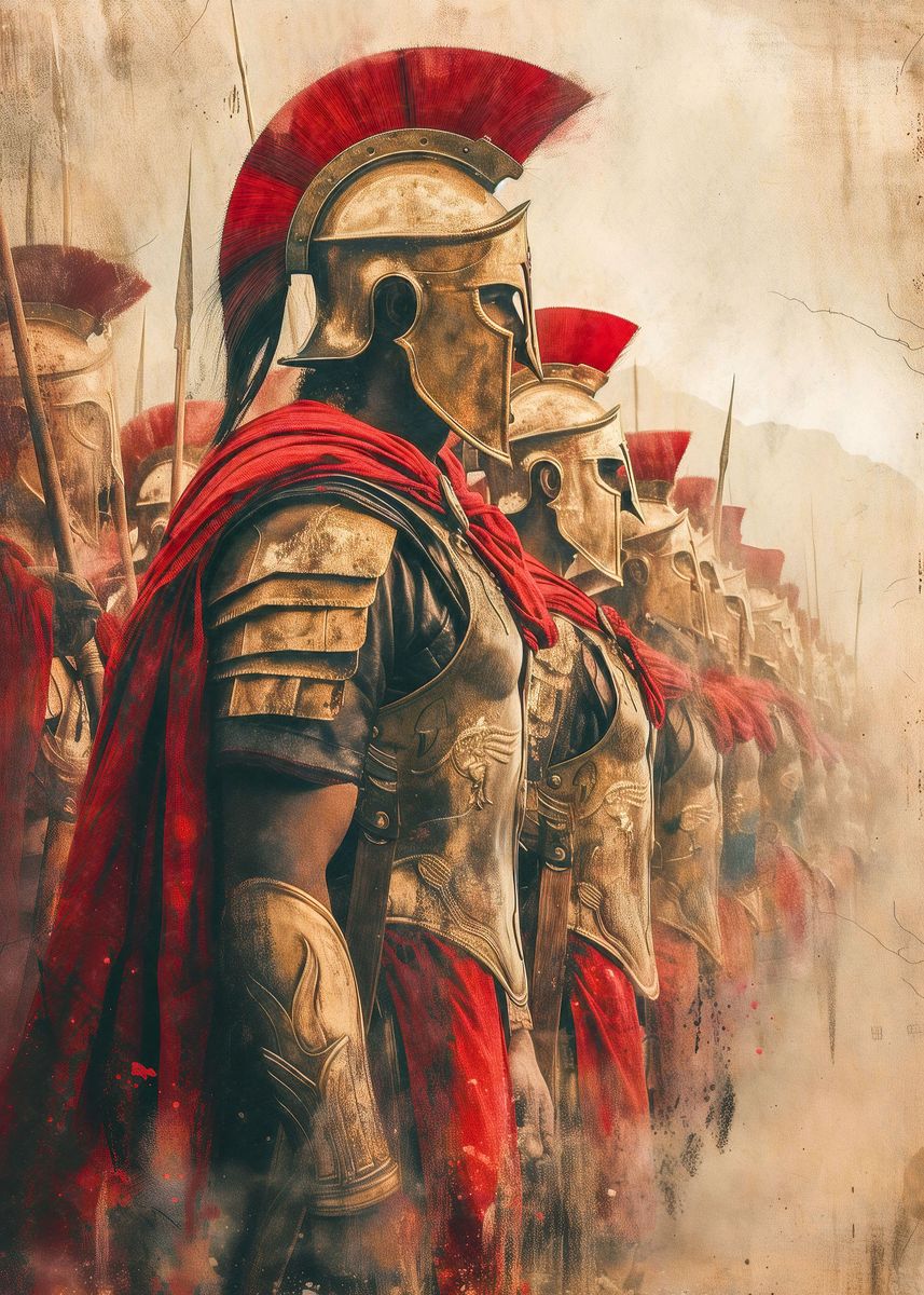 'A Spartan Legion' Poster, picture, metal print, paint by Posters ...