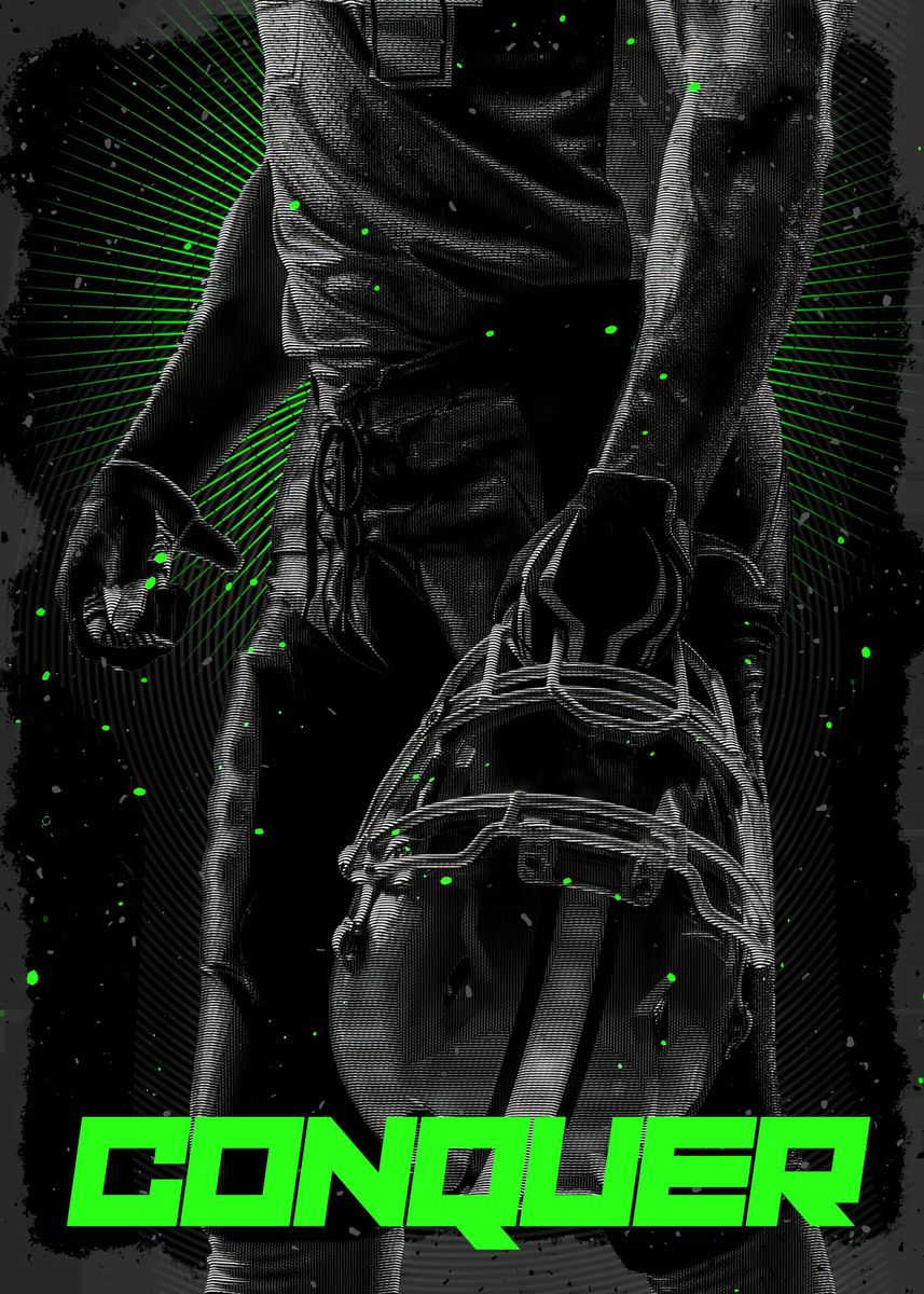 'CONQUER FOOTBALL 2' Poster, picture, metal print, paint by Lestat de ...