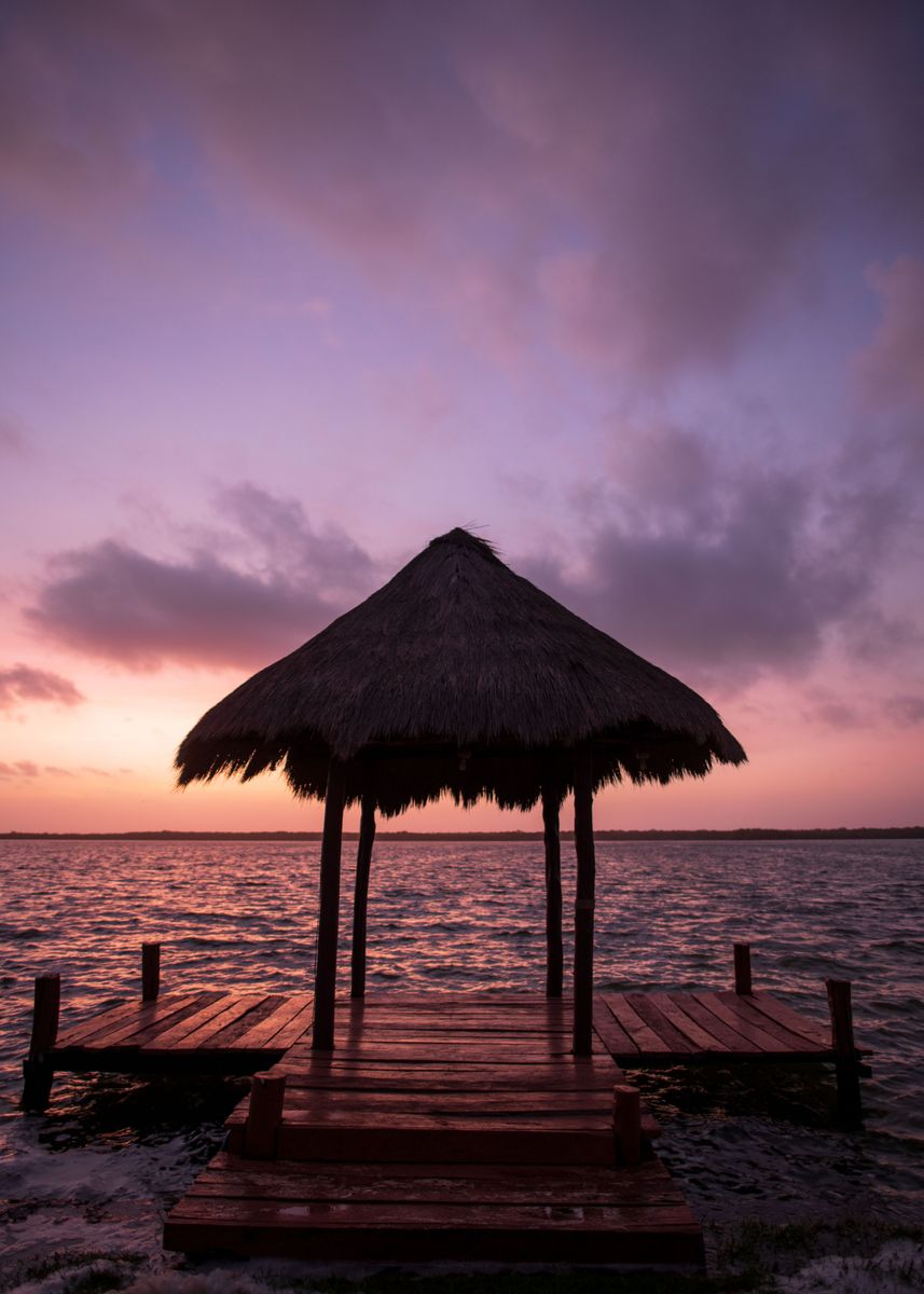 'Sunrise Lagoon' Poster, picture, metal print, paint by Andrea ...