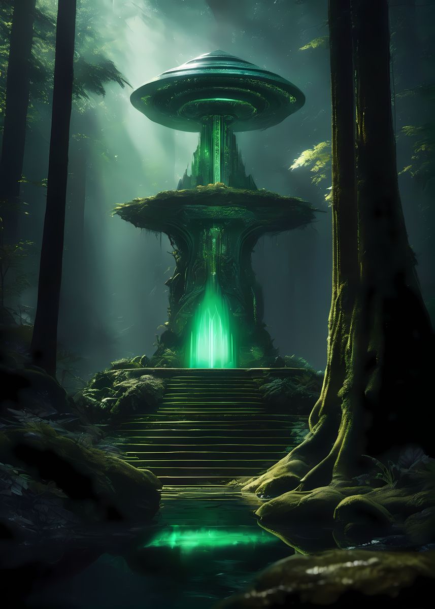 'Imagination Forest' Poster, picture, metal print, paint by Gangster ...