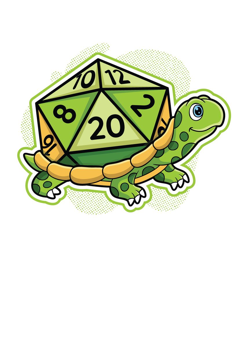 'Rolled Low D20 Tabletop' Poster, picture, metal print, paint by Sascha ...