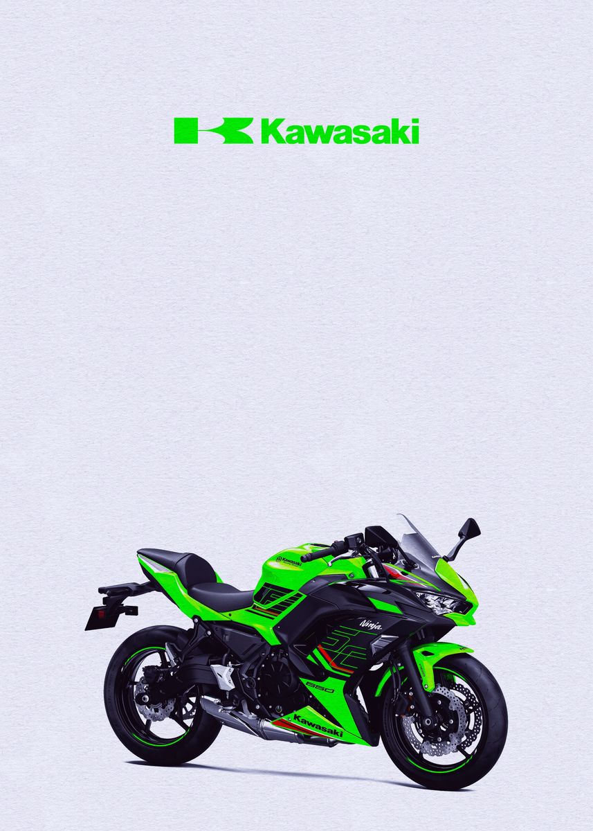 'Kawasaki Modenas Ninja' Poster, picture, metal print, paint by Lee ...