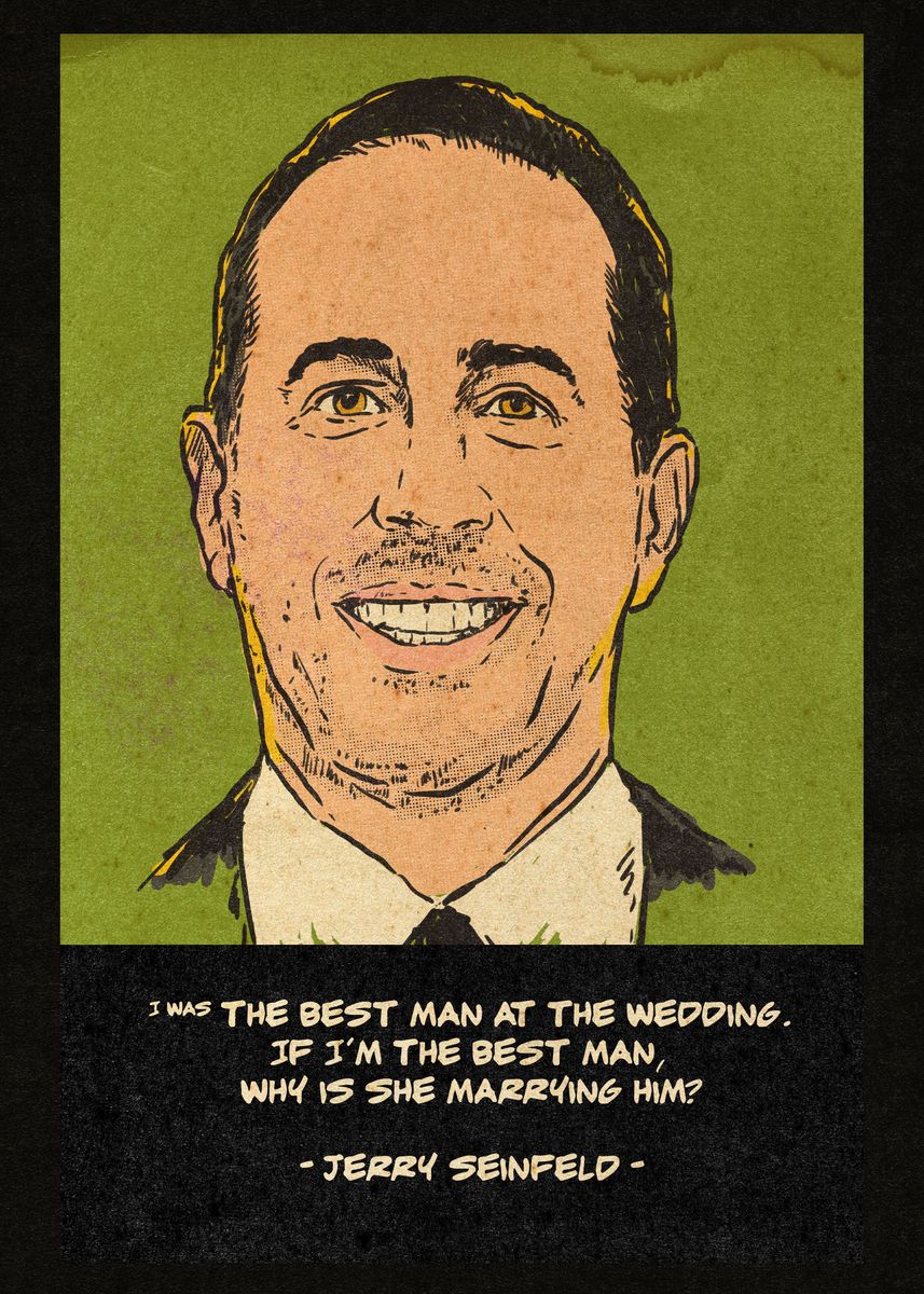 'Seinfeld Quotes' Poster, picture, metal print, paint by Puding Vektor ...