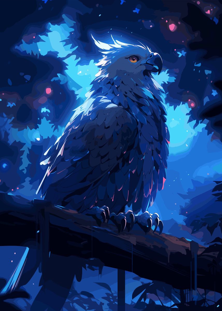 'Celestial Eagle Ethereal' Poster, picture, metal print, paint by ...