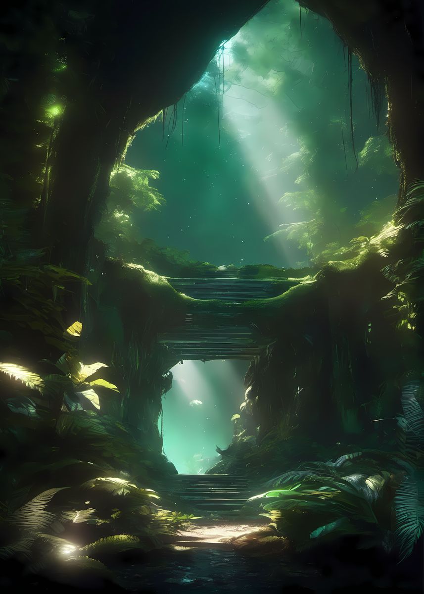 'Imagination Forest' Poster, picture, metal print, paint by Gangster ...