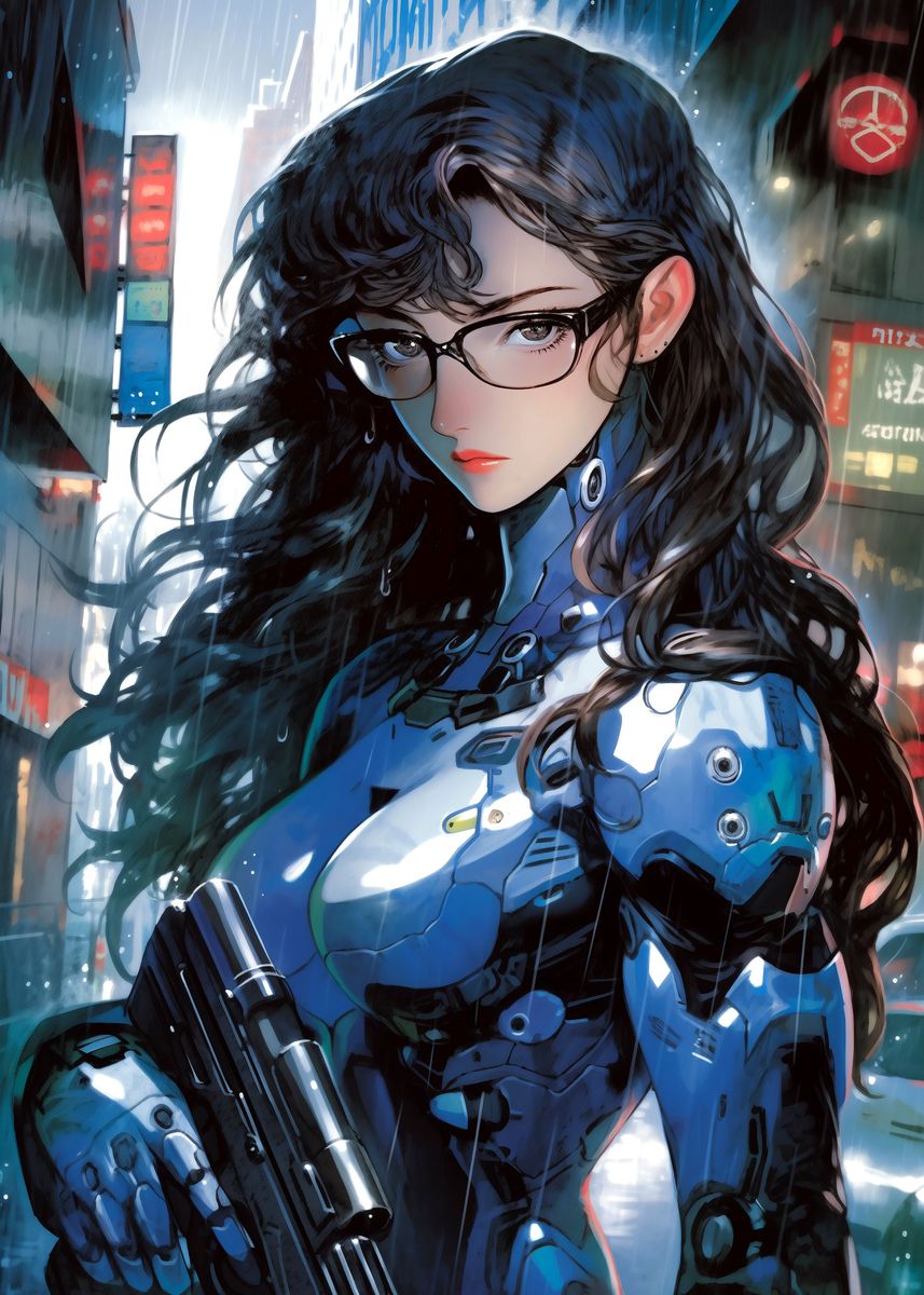 'Android Cyborg Soldier' Poster, picture, metal print, paint by Pixel ...