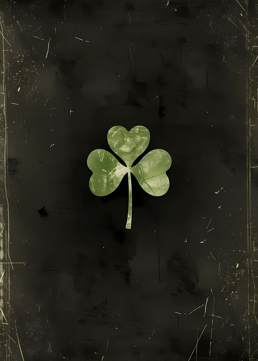 'St Patricks Day Clover' Poster, picture, metal print, paint by Chris ...