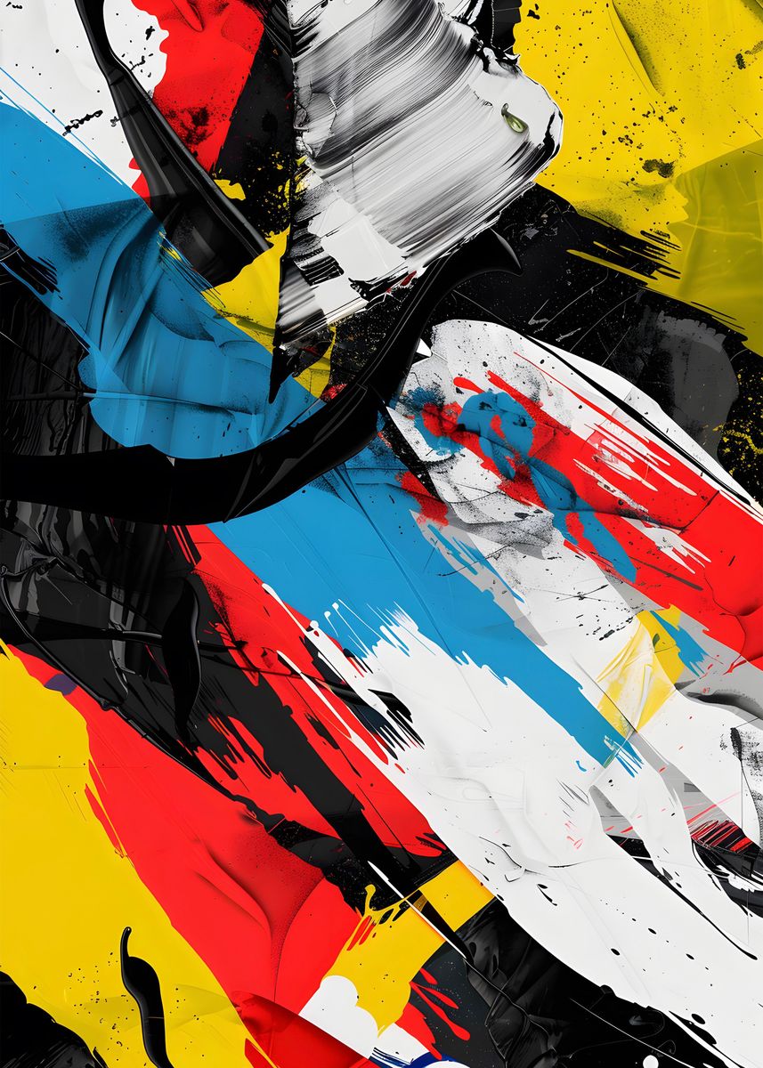 'Abstract Expressionism' Poster, picture, metal print, paint by Poster ...