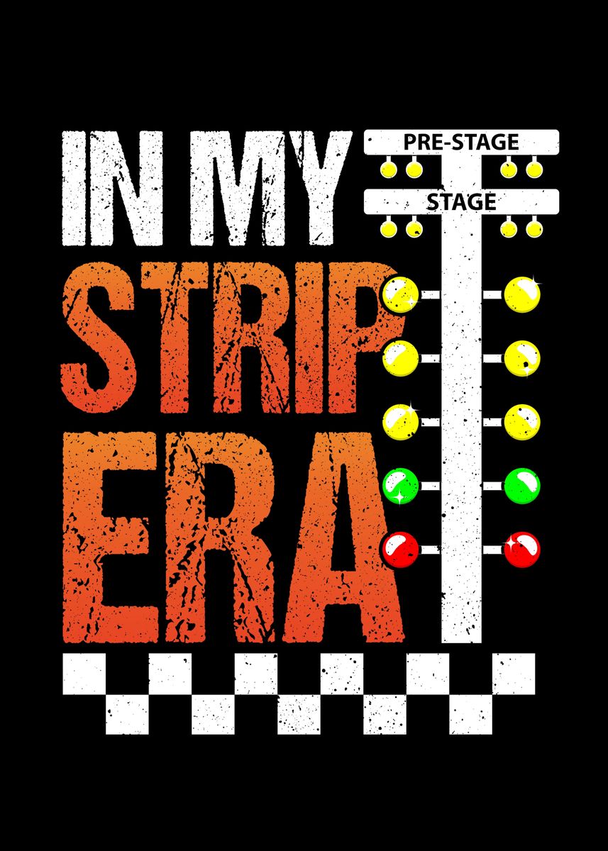 'Drag Racing Racetrack' Poster, picture, metal print, paint by ...