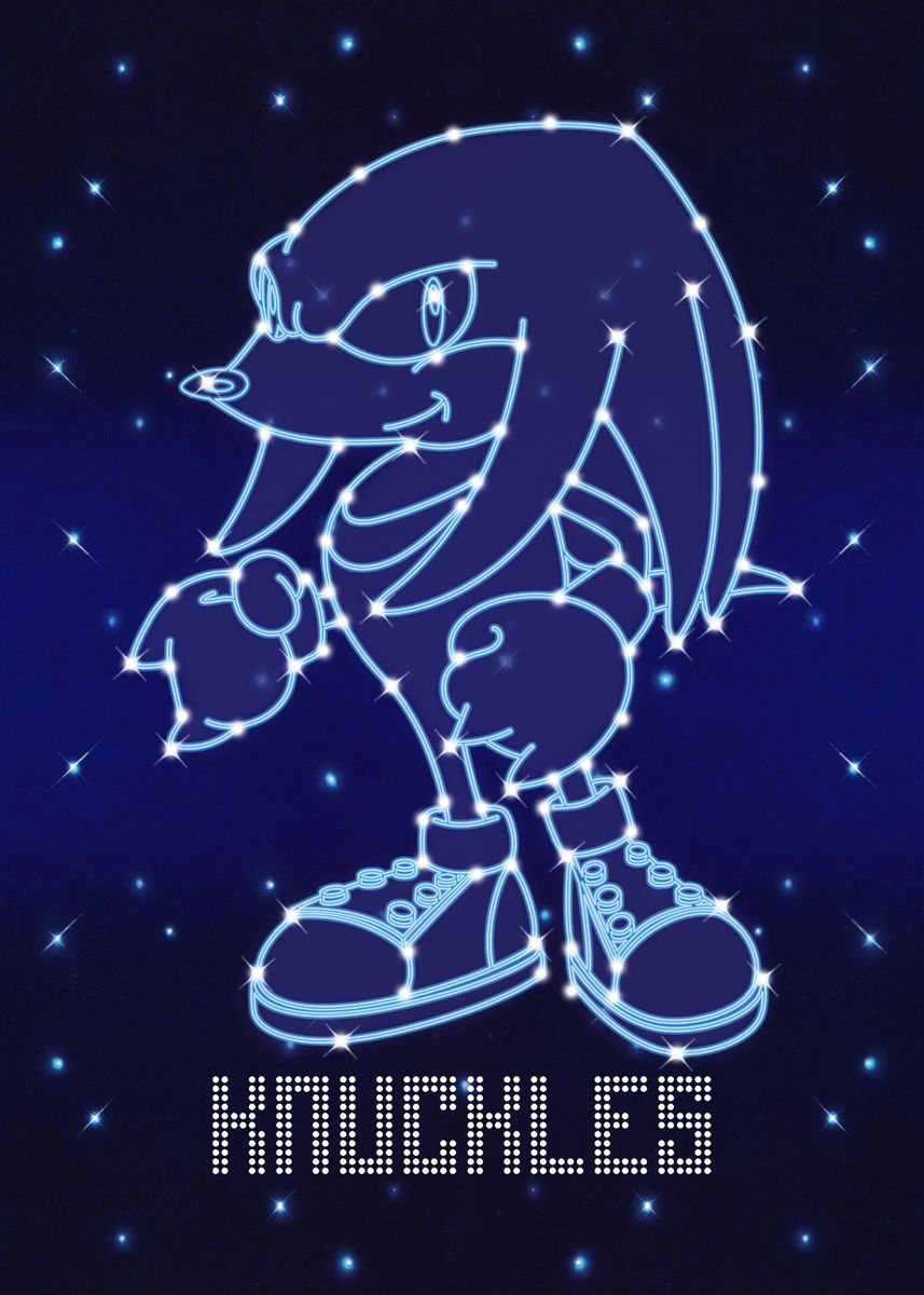 'Knuckles' Poster, picture, metal print, paint by Sonic the Hedgehog ...