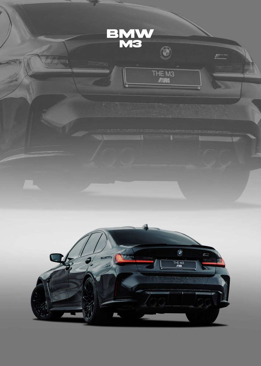 'bmw m3 poster' Poster, picture, metal print, paint by capture art | Displate
