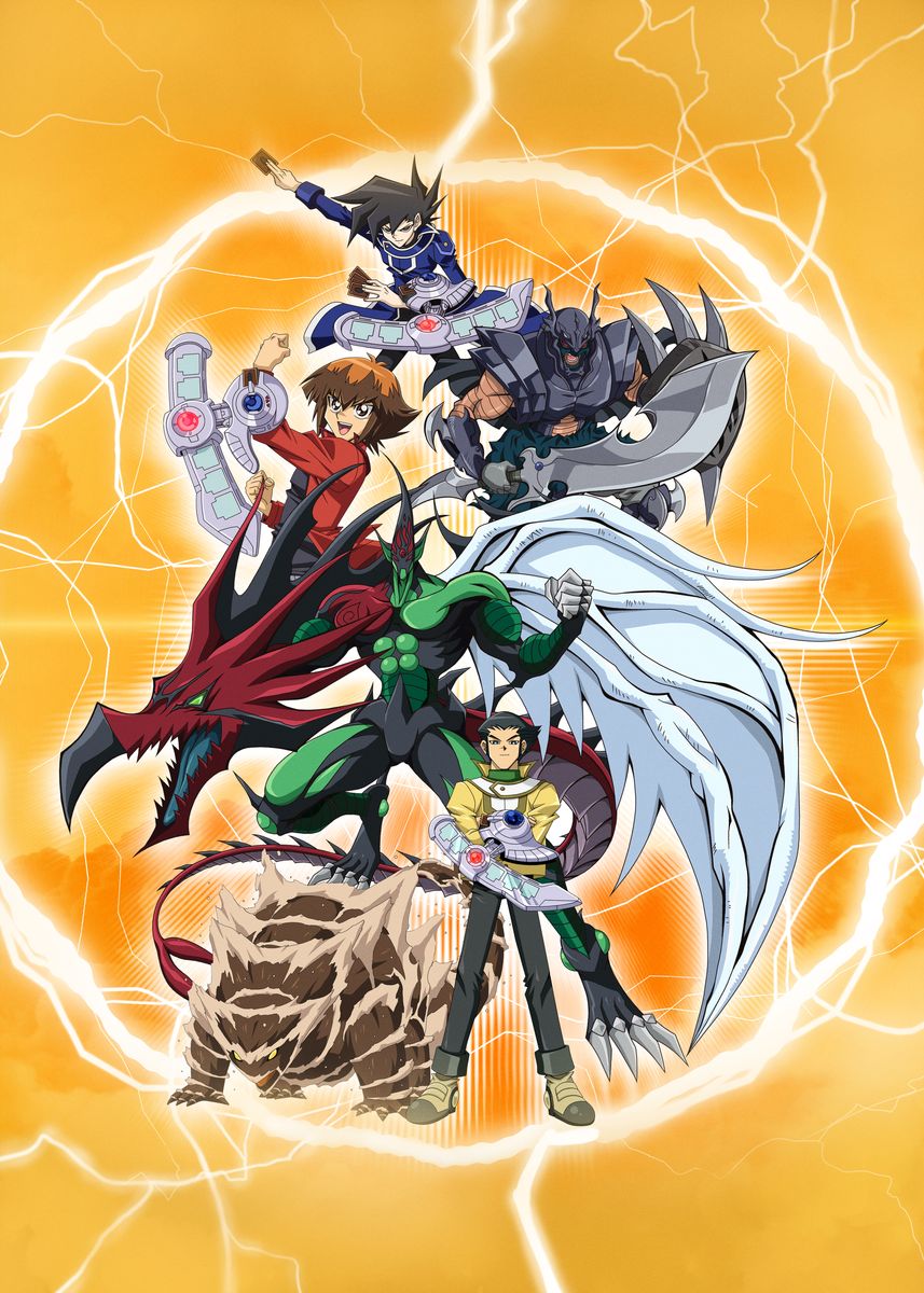 'Duel Monsters' Poster, picture, metal print, paint by Yu-Gi-Oh! | Displate