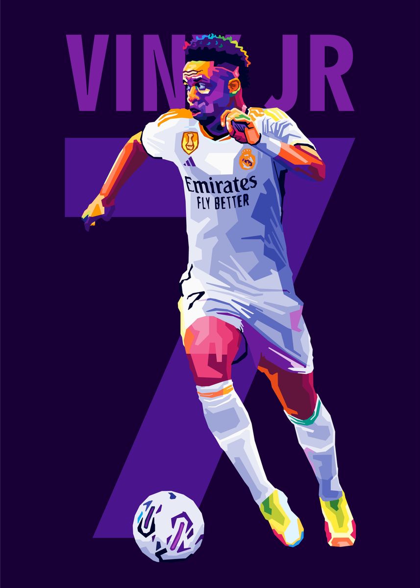 'Viny Jr Wpap Pop Art' Poster, picture, metal print, paint by Zeet Art ...