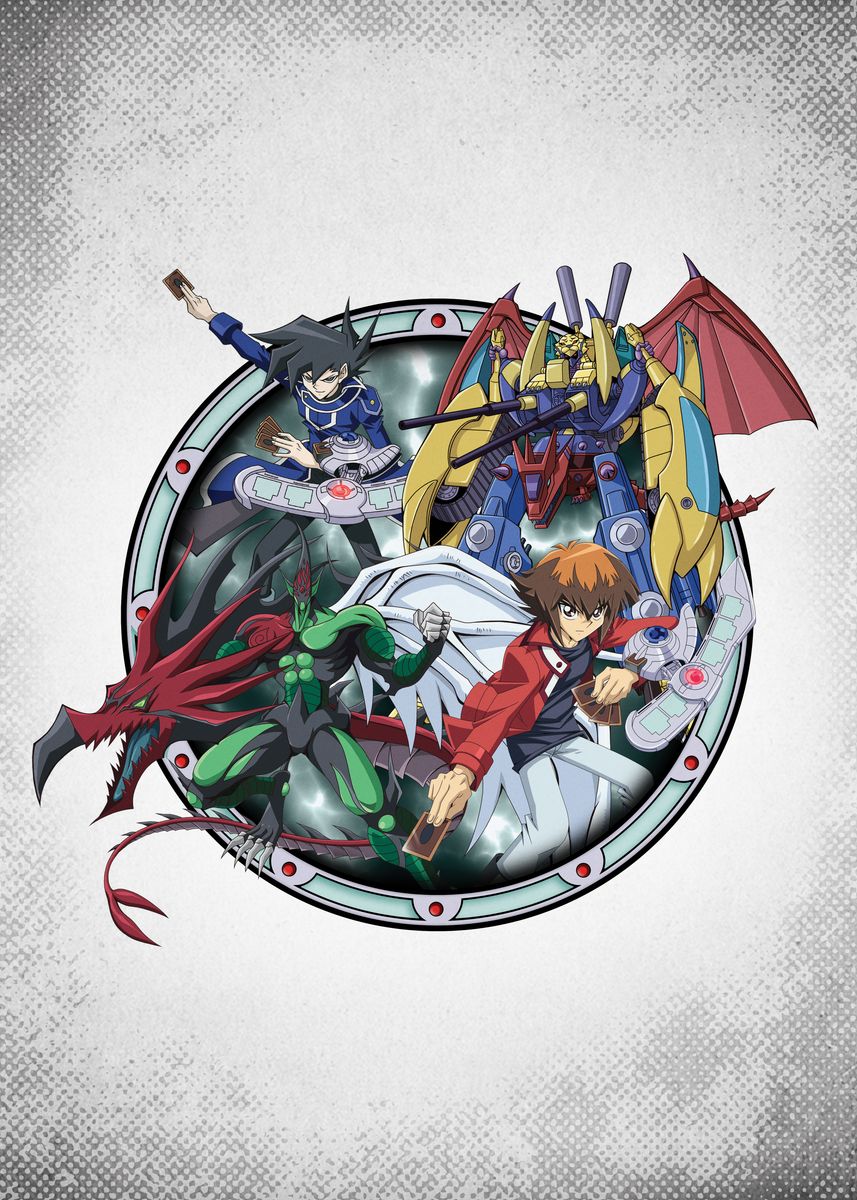 'Rivals' Poster, picture, metal print, paint by Yu-Gi-Oh! | Displate
