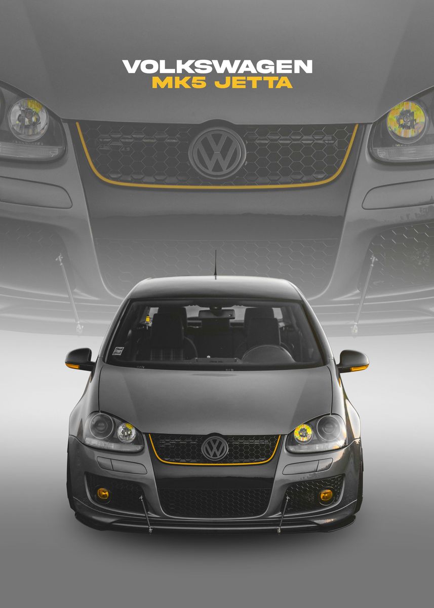 'volkswagen mk5 jetta' Poster, picture, metal print, paint by capture ...