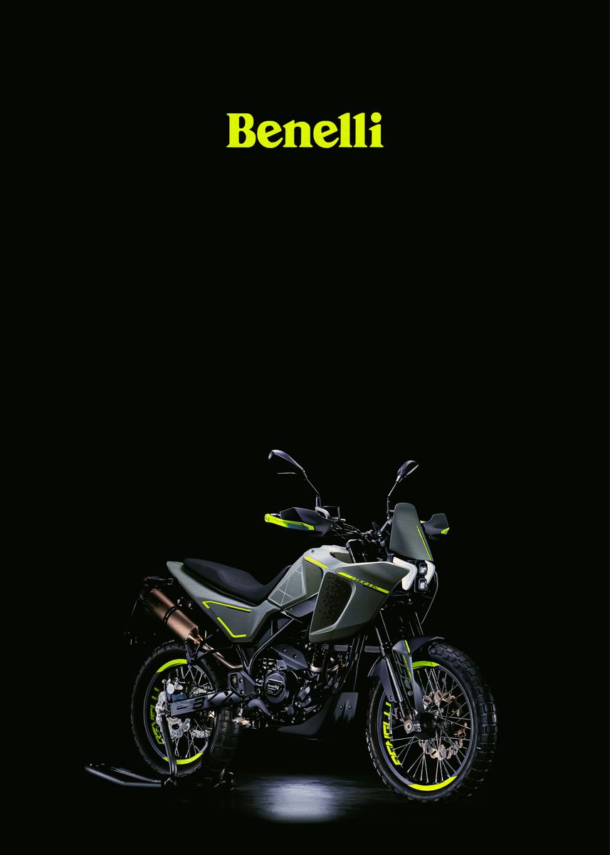 'Benelli BKX 250' Poster, picture, metal print, paint by Lee Rocks ...