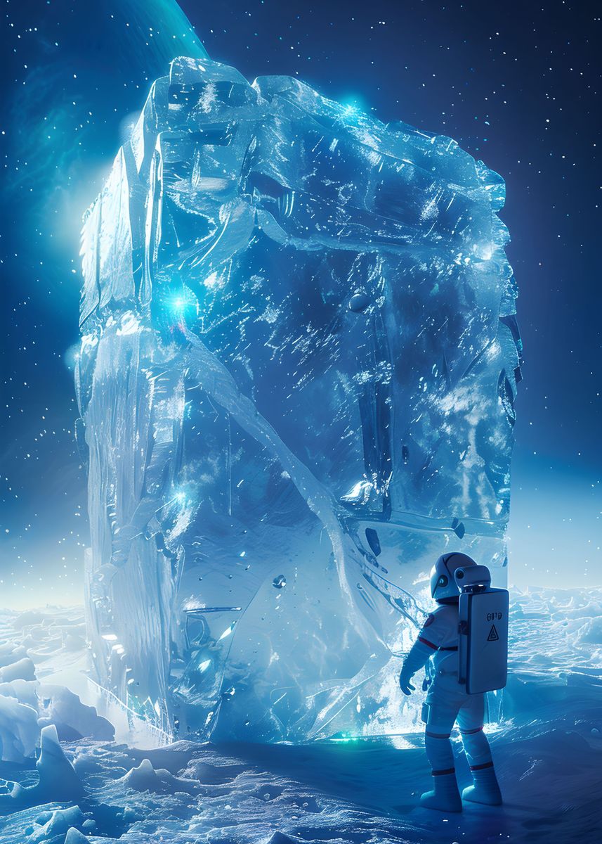 'Ice Escape' Poster, picture, metal print, paint by EvasDreamDesigns ...