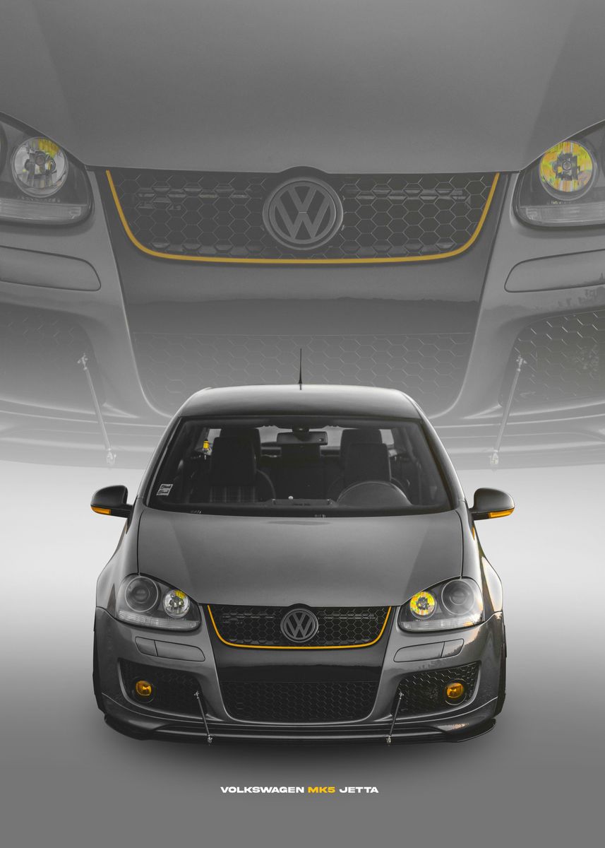 'volkswagen mk5 jetta' Poster, picture, metal print, paint by capture ...