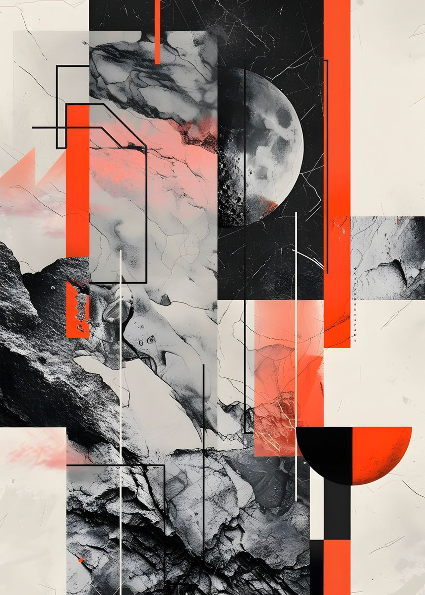 'Abstract Expressionism' Poster, picture, metal print, paint by Poster ...