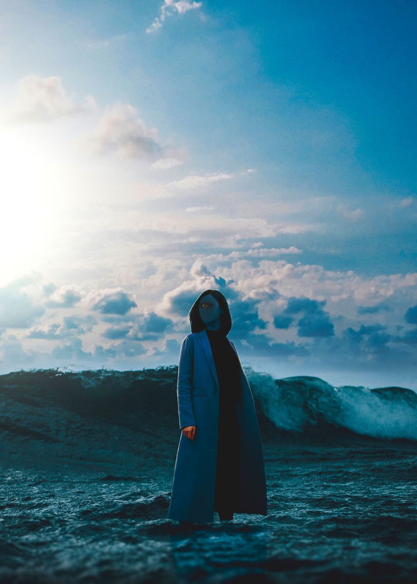 'Water Dame' Poster, picture, metal print, paint by Gabriel de Melo ...