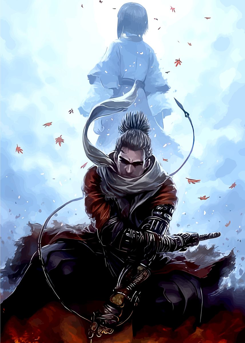 'Sekiro Game' Poster, picture, metal print, paint by achmed cheirien ...